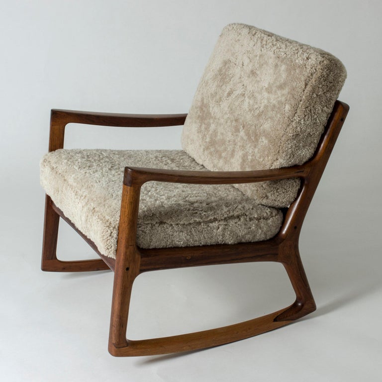 "Senator" Rocking Chair by Ole Wanscher for France and Son, Denmark ...
