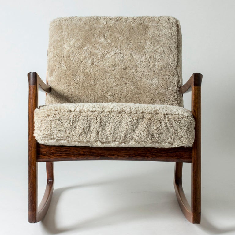"Senator" Rocking Chair by Ole Wanscher for France and Son, Denmark ...