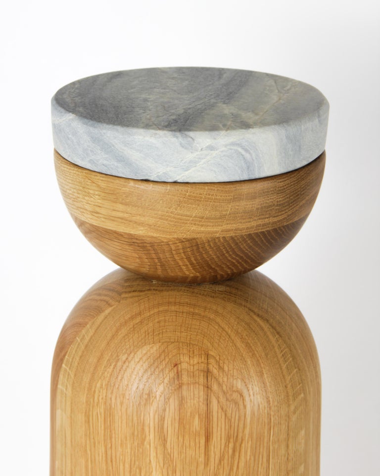 Señoritas Drink-Stand Table White Oak by SinCa Design For Sale at 1stDibs