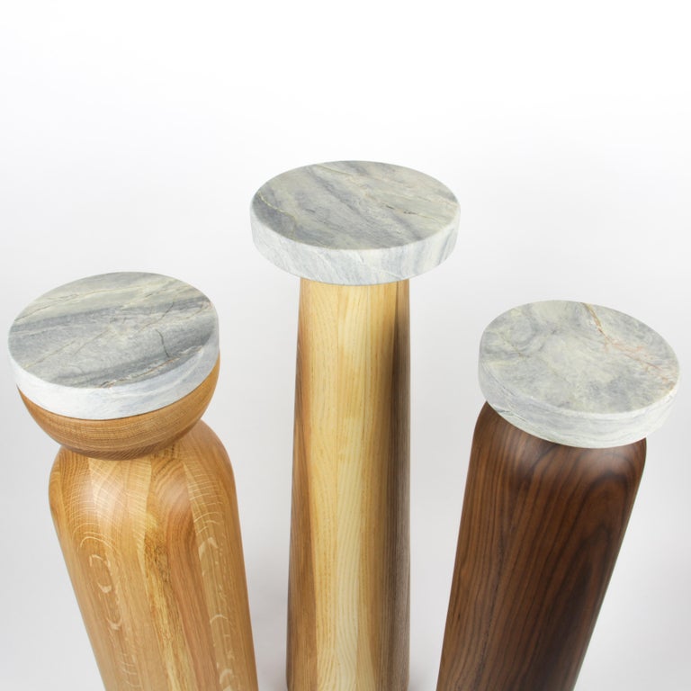 Señoritas Drink-Stand Table White Oak by SinCa Design For Sale at 1stDibs