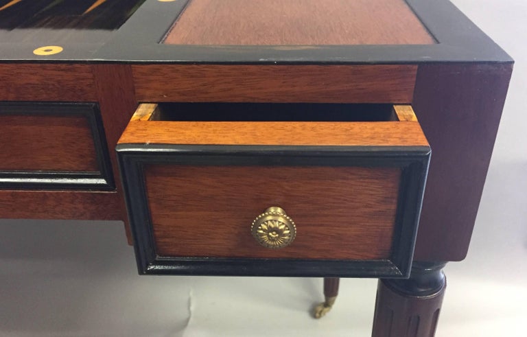 Sensational Regency Style Italian Inlaid Game Table at 1stDibs