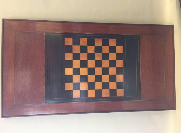 Sensational Regency Style Italian Inlaid Game Table at 1stDibs