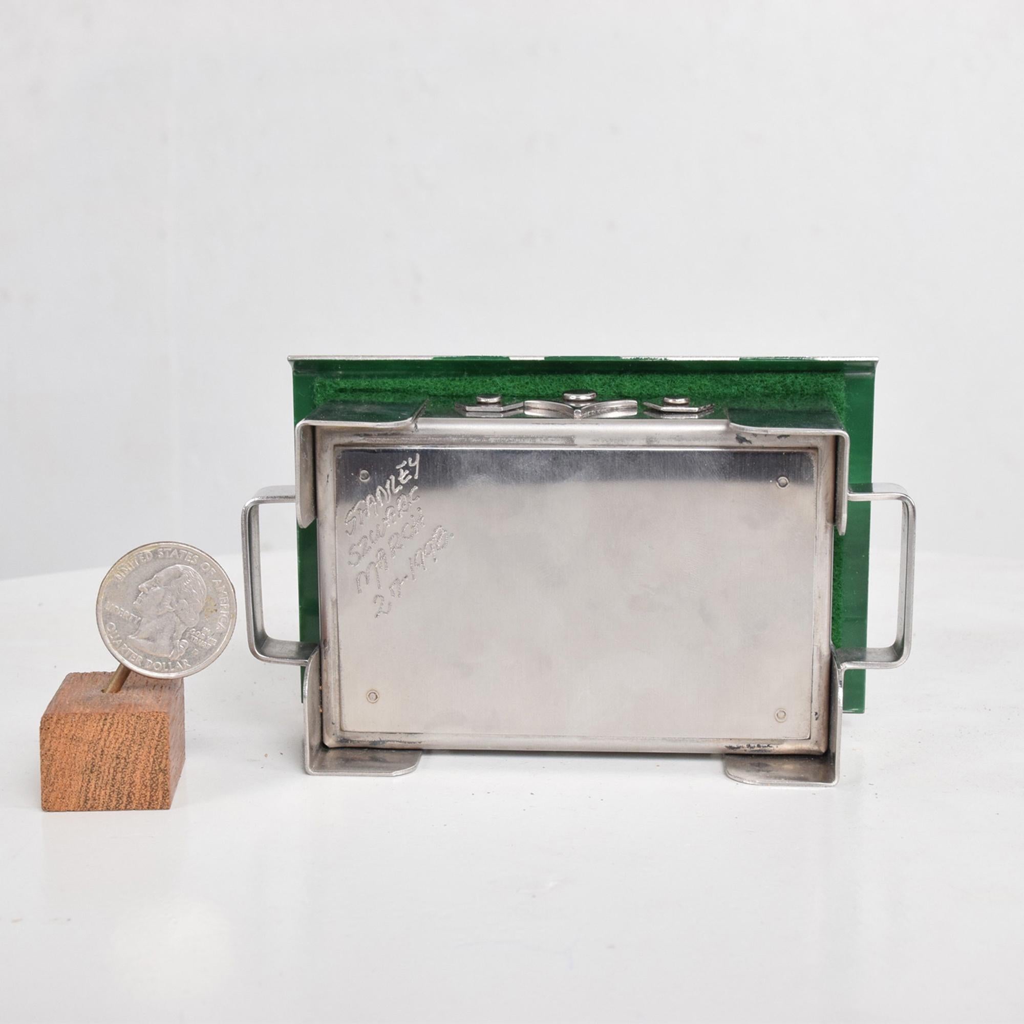 1990s Stainless Steel Funky Art Boxes by Stanley Szwarc For Sale at ...