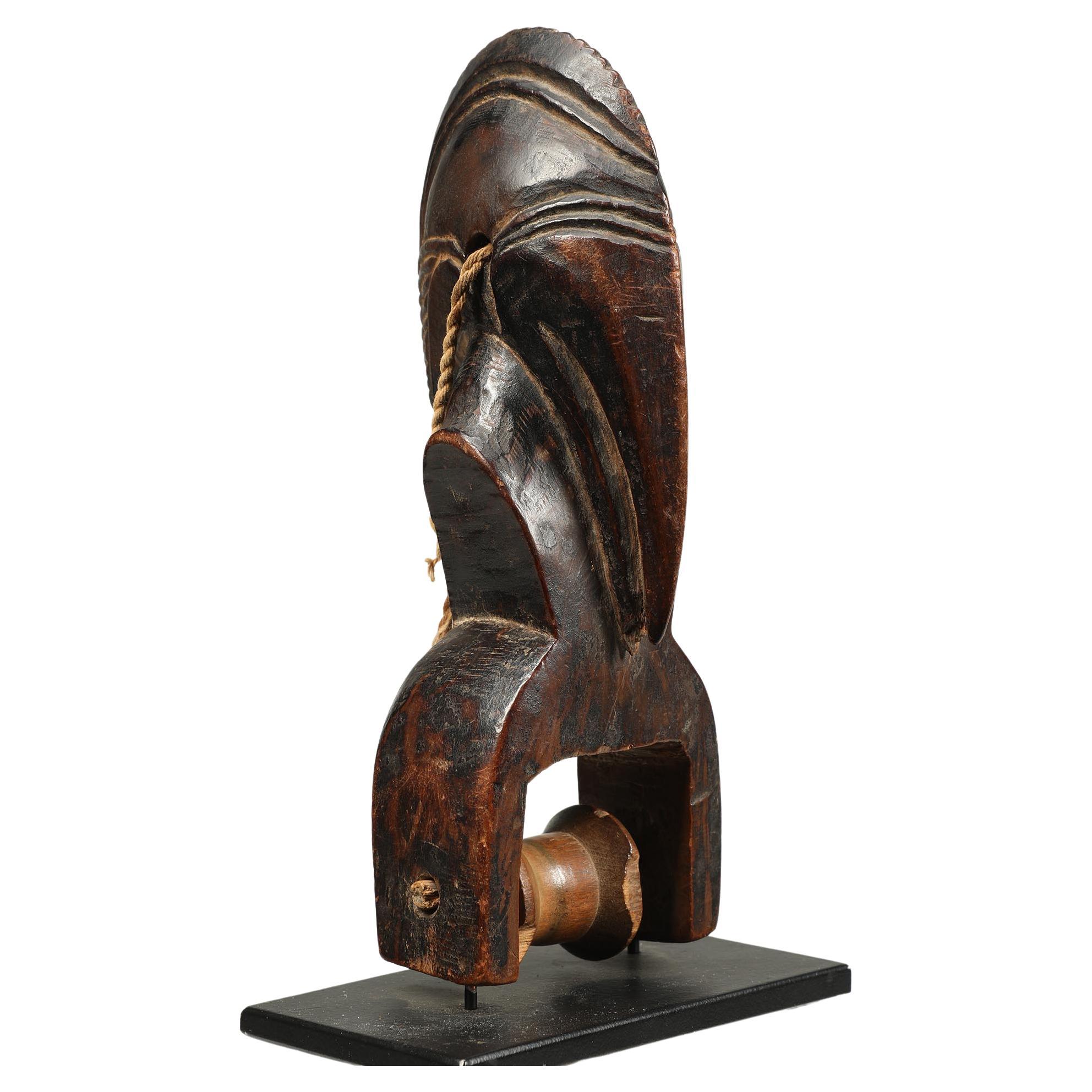 Pre-Contact New Guinea Large Ground Stone Disc Mace Head Neolithic ...