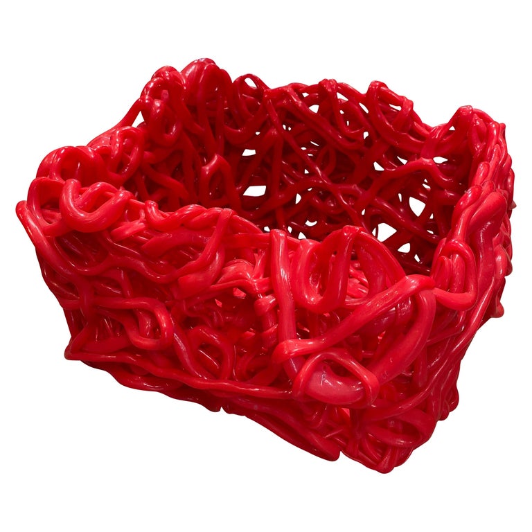 Senzafine Soft Resin Basket by Gateano Pesce at 1stDibs