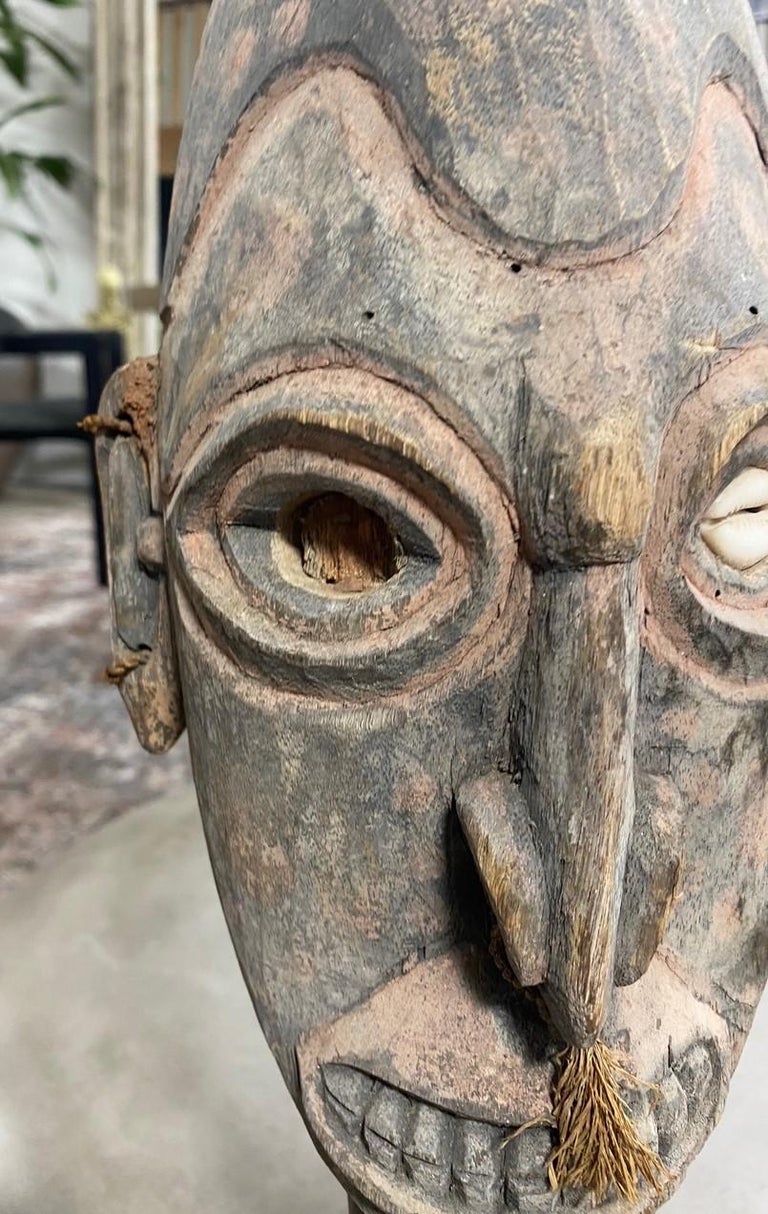 Sepik River Tribe Papua New Guinea Oceanic Wood Totem Spirit Figure For ...