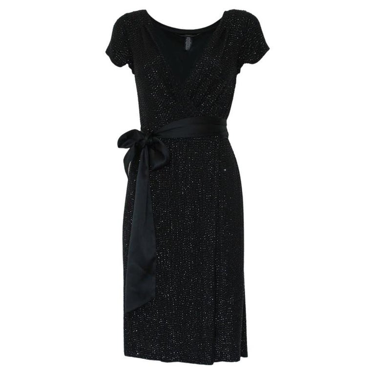 Diane Von Furstenberg Sequins dress size 40 For Sale at 1stDibs
