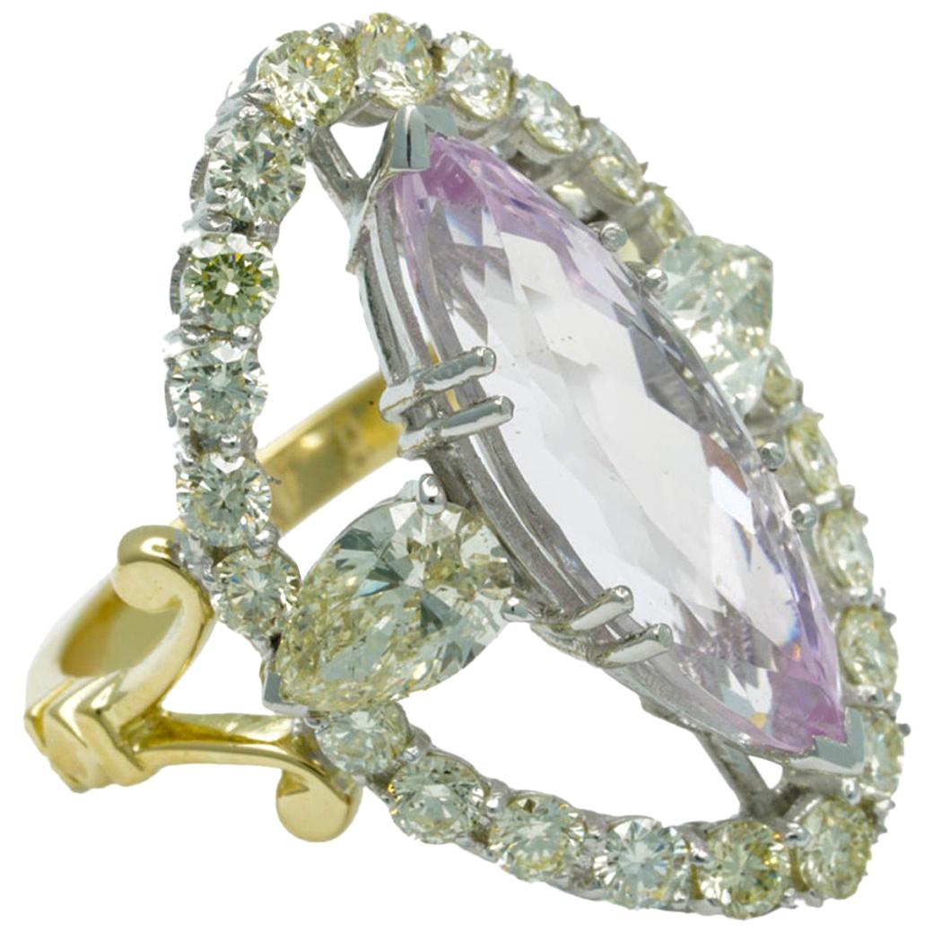 18 Karat Yellow and White Gold, Lapis Lazuli and Diamond Celestial ...