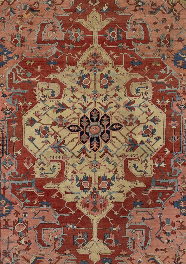 Serapi Rug Antique, circa 1880s For Sale at 1stDibs