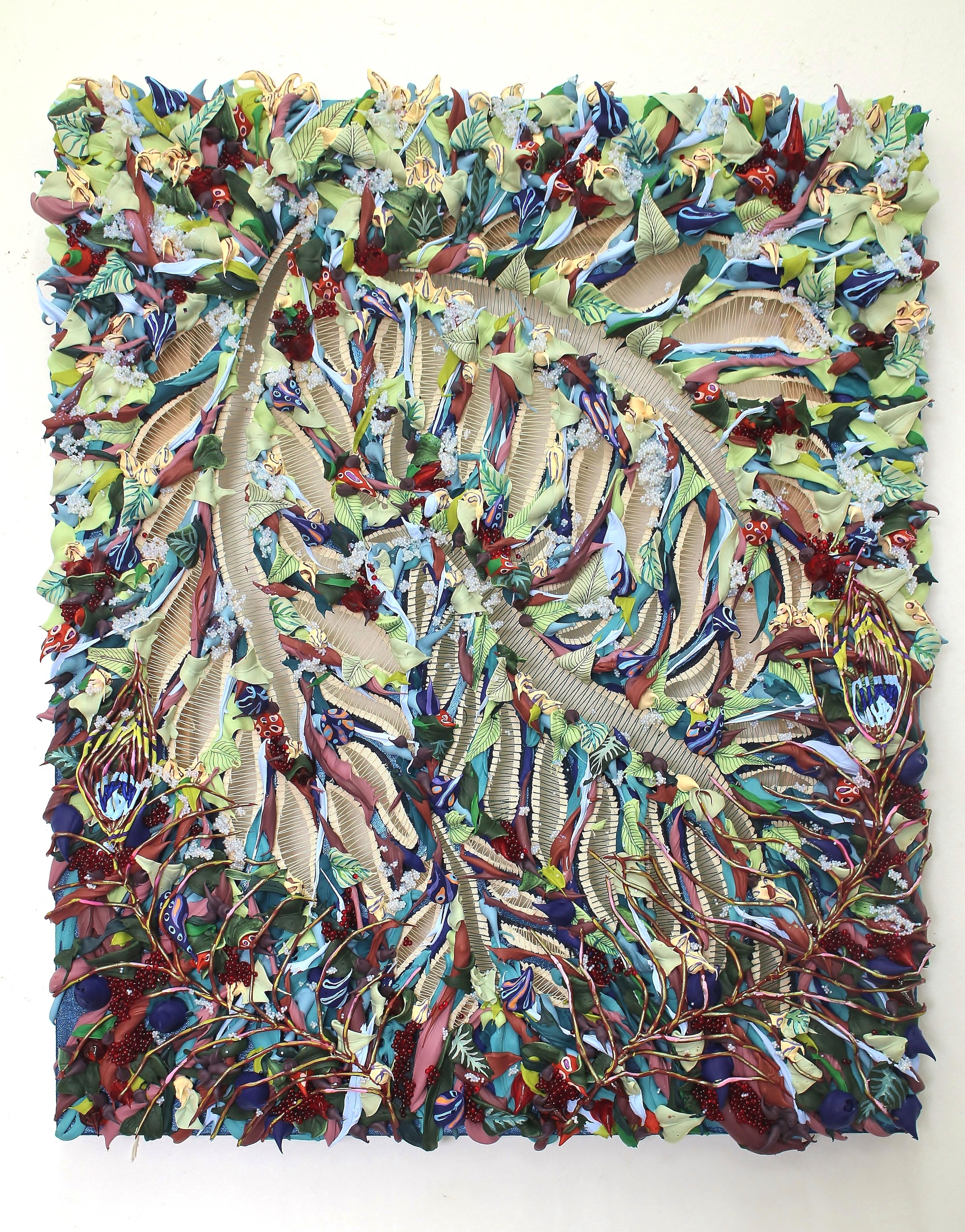 Nancy Rutter - Silver Marsh (Contemporary Abstracted Landscape Painting ...