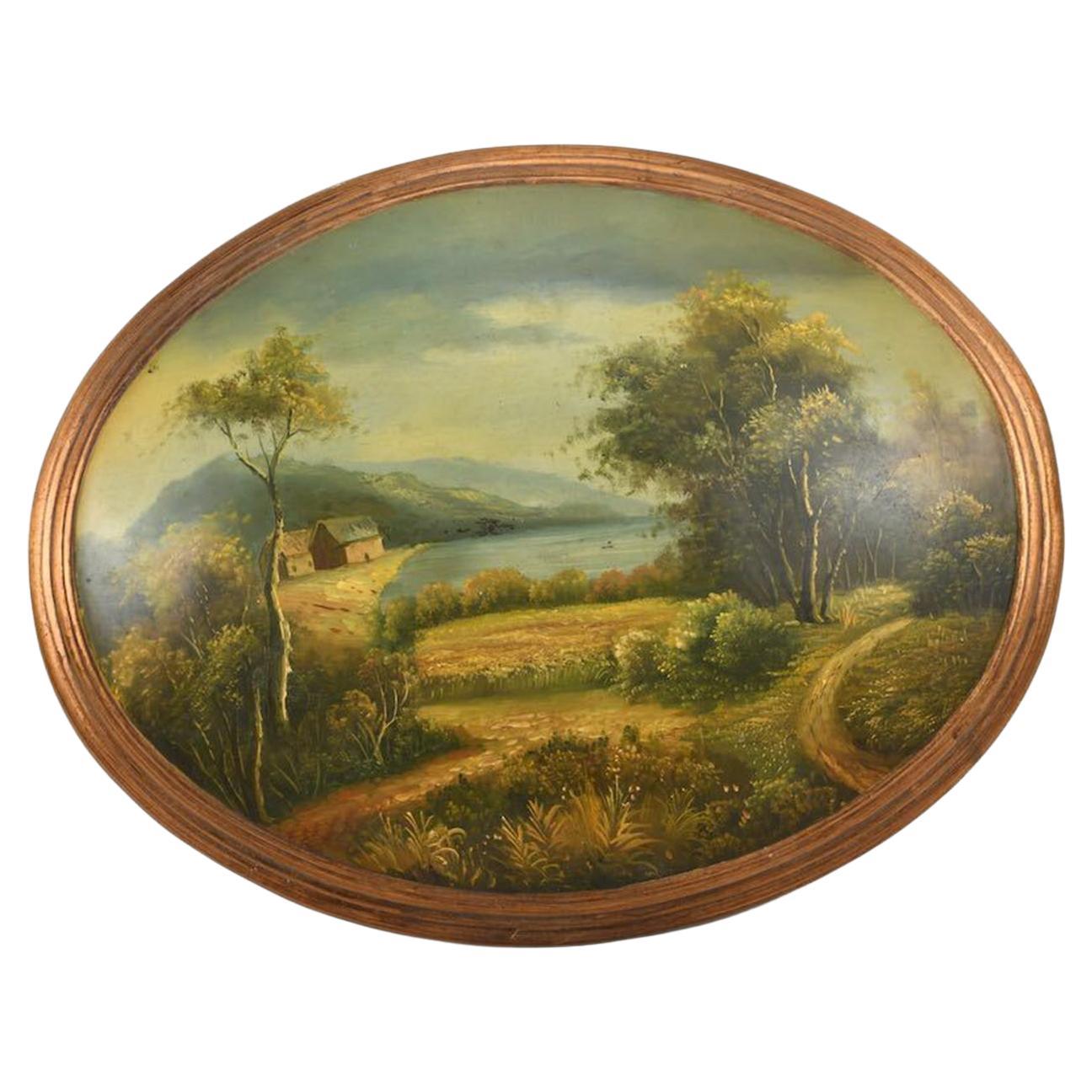 Contemporary Pond Garden Painting by Eric Alfaro titled "Clear Waters ...