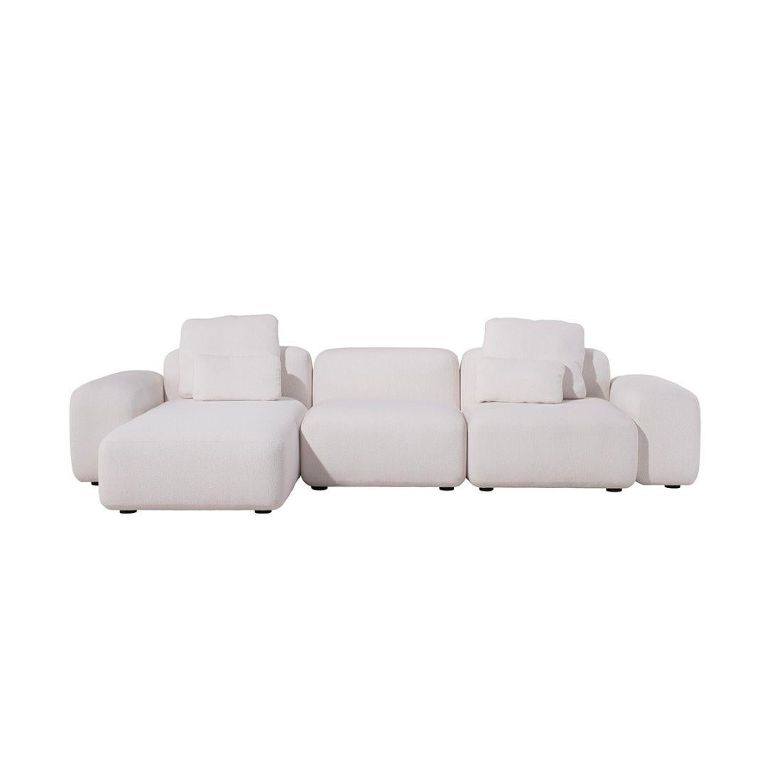 SERENITY Modular Modern Chaise-Longue Sofa For Sale at 1stDibs