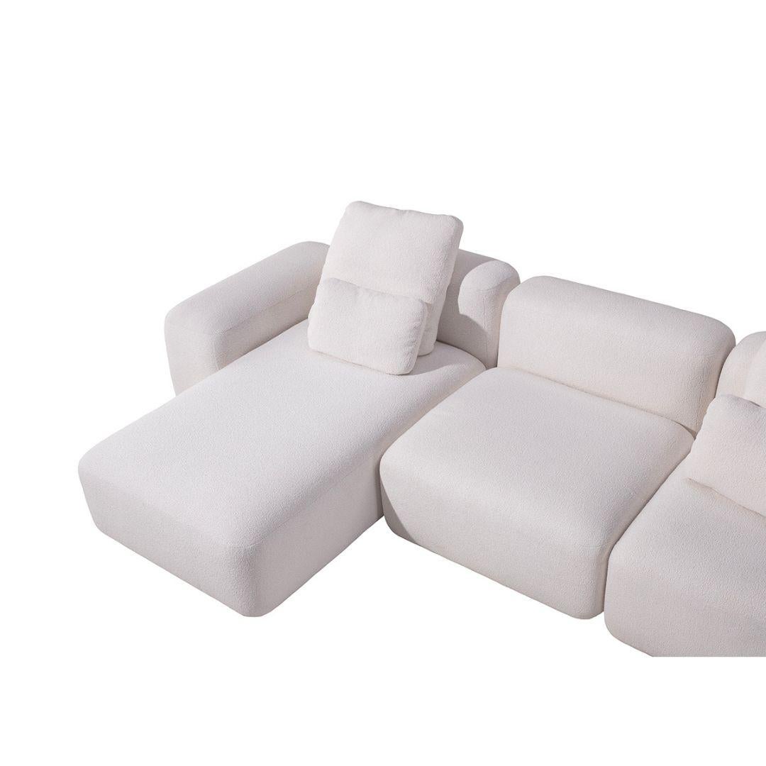 SERENITY Modular Modern Chaise-Longue Sofa For Sale at 1stDibs