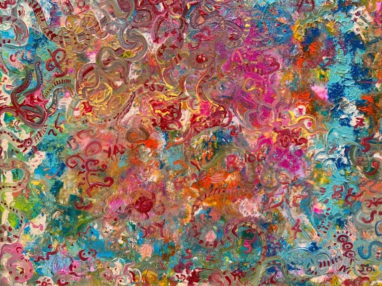 Serg Graff - Abstract Painting on Canvas by Serg Graff, COA "Magic ...