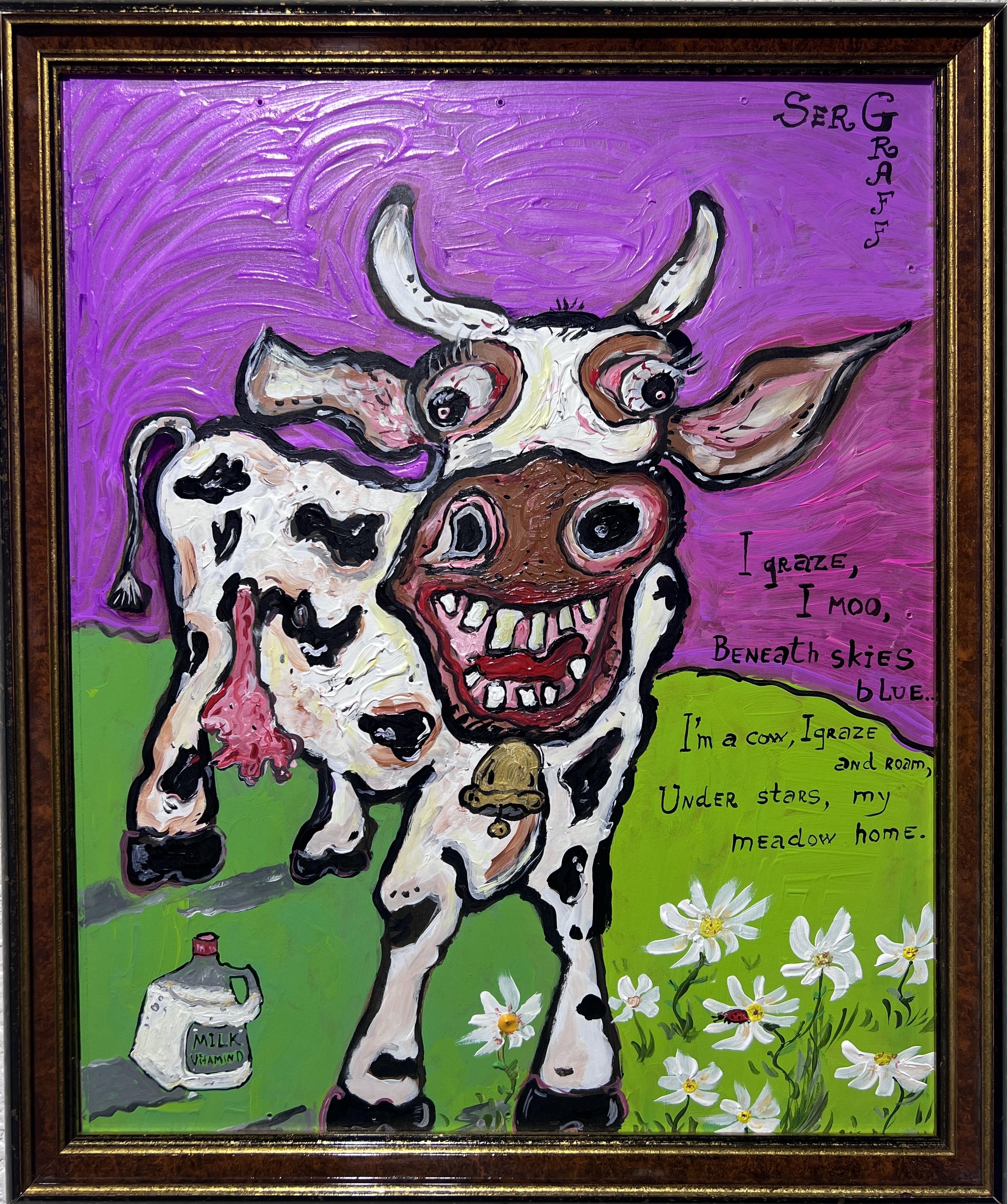 Serg Graff - Original Painting on Board in Cartoon Style by Serg Graff ...