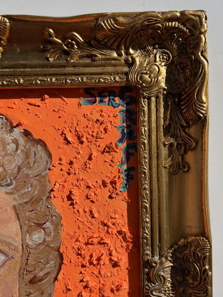 Serg Graff - Textured Painting on Canvas by Serg Graff Portrait of ...