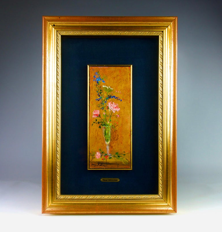 Serge Belloni, Bouquet in Champagne Glass, France, 1980s For Sale at ...