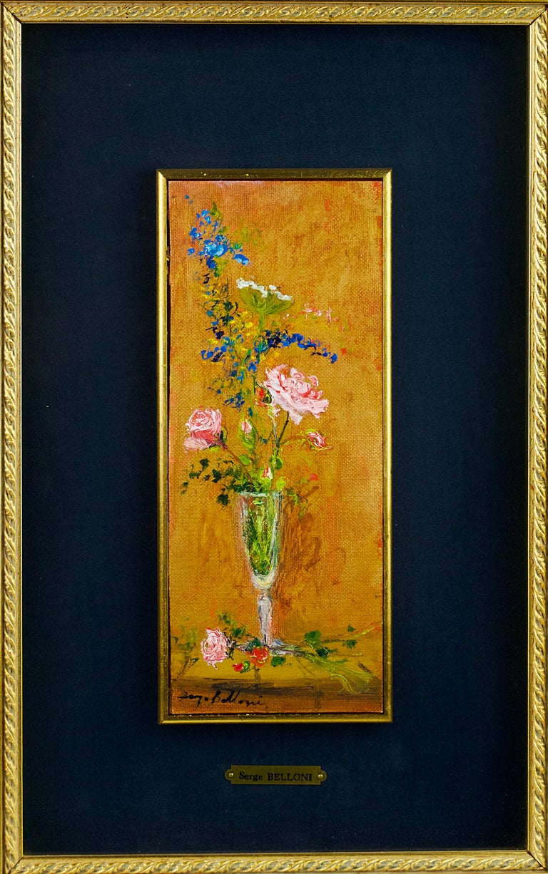 Serge Belloni, Bouquet in Champagne Glass, France, 1980s For Sale at ...