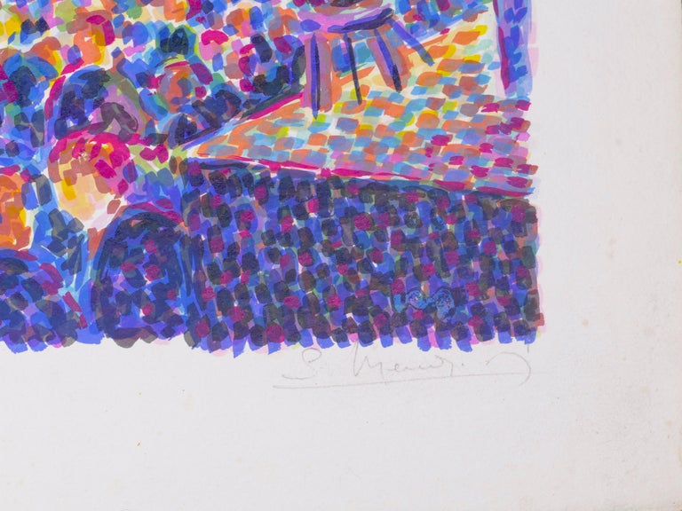 Serge Mendjisky - Popular Festival - Original Lithograph by S ...