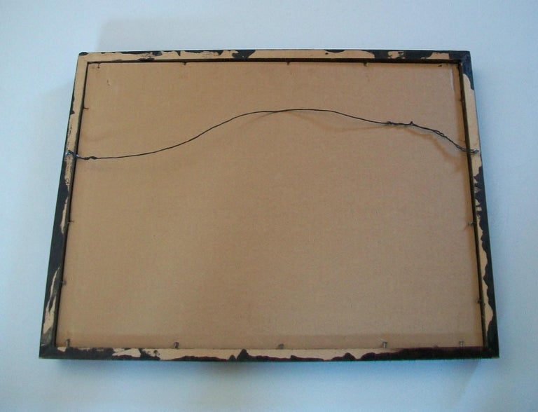 Serge Paquet 'Paque', Midcentury Abstract Painting, Canada, circa 1970s ...