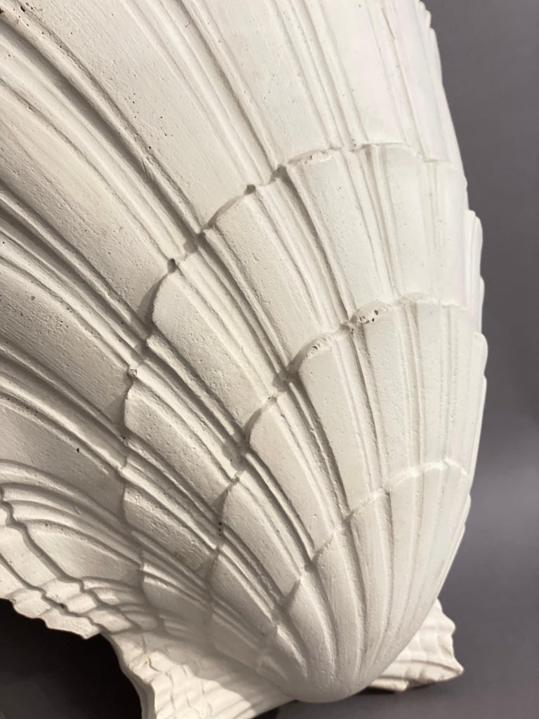 Serge Roche single plaster shell applique 1935. Free shipping For Sale ...