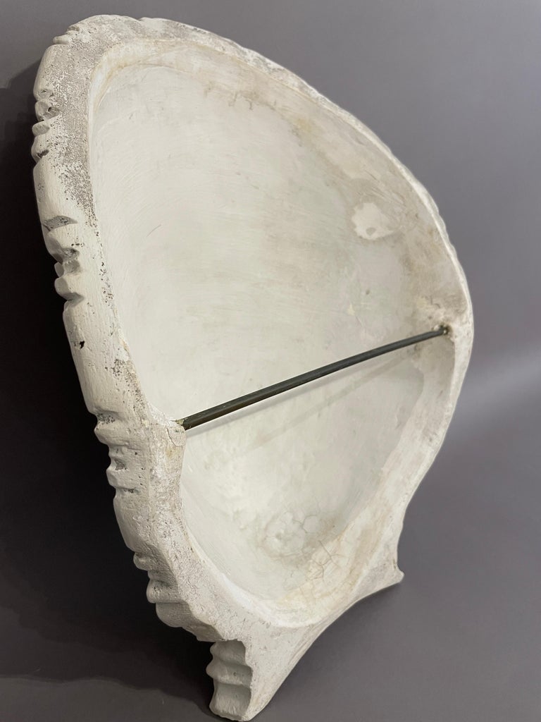 Serge Roche single plaster shell applique 1935. Free shipping For Sale ...