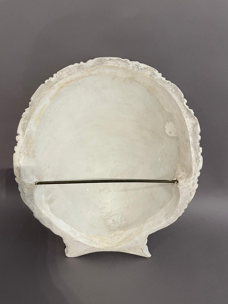 Serge Roche single plaster shell applique 1935. Free shipping For Sale ...