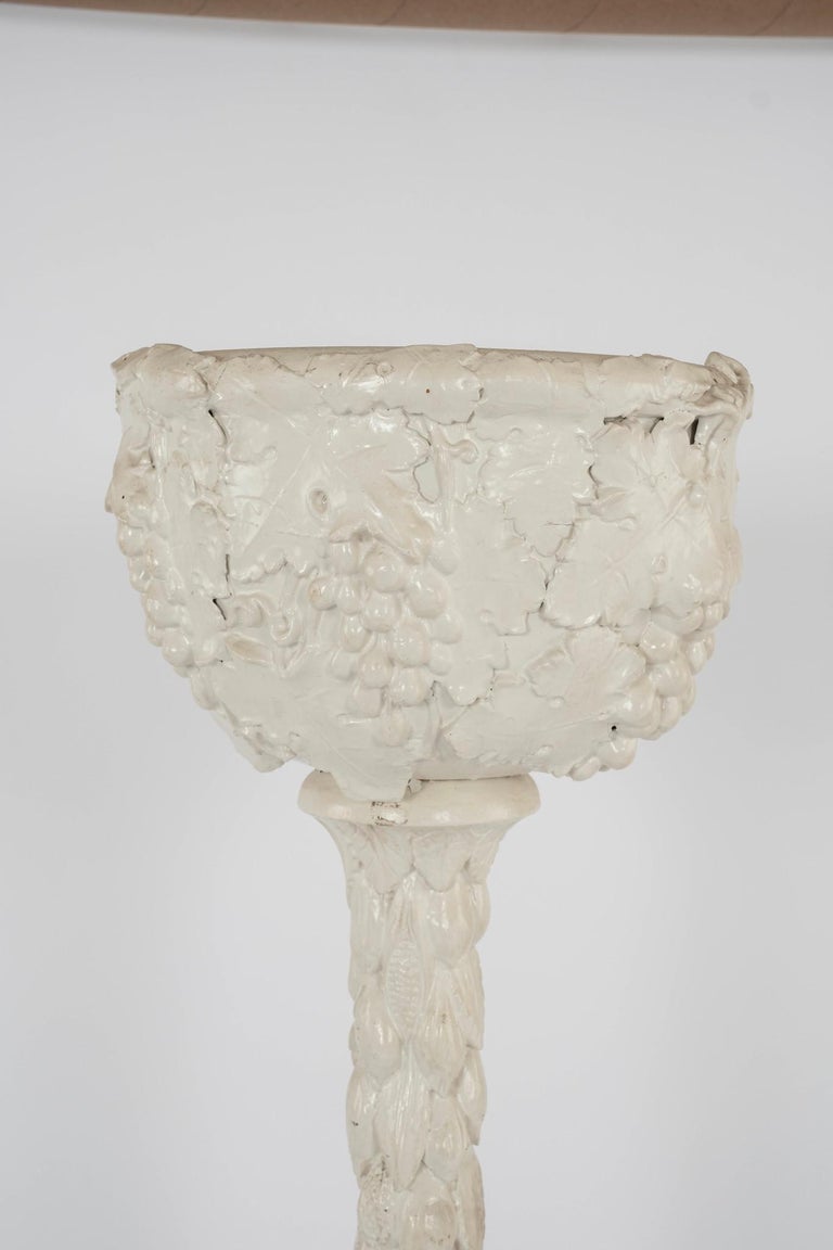 Serge Roche Style Torchiere Floor Lamp For Sale at 1stDibs