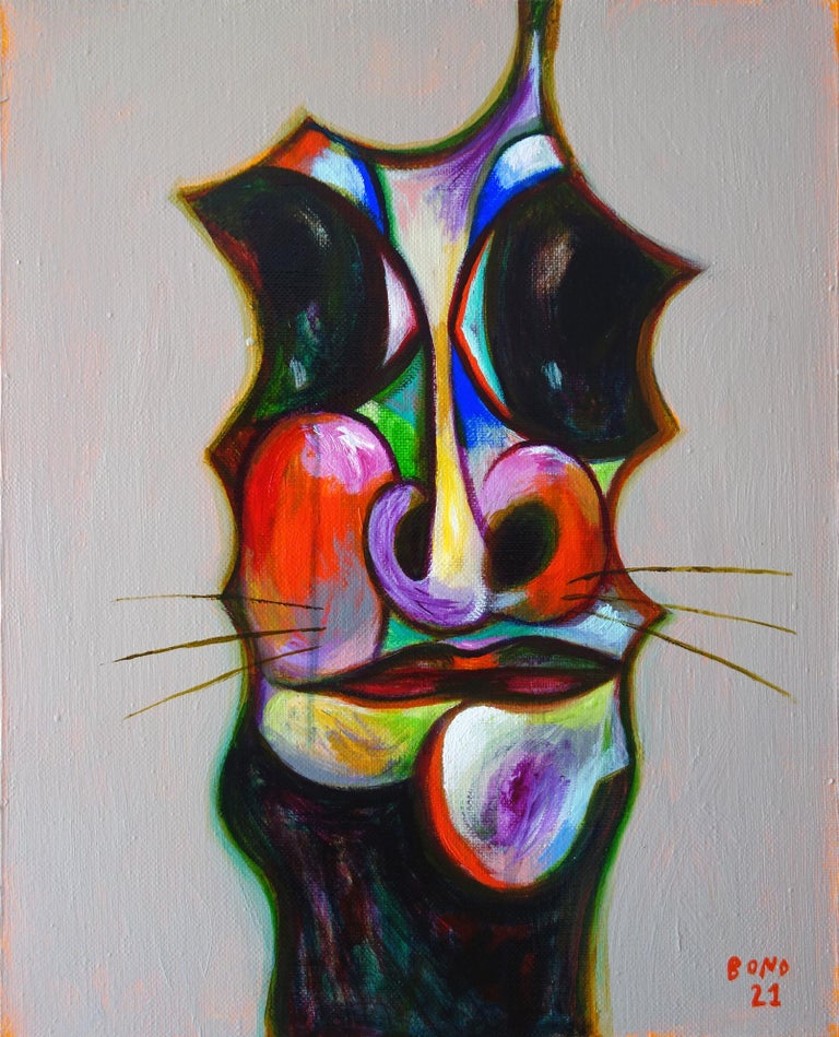 Sergey Bondarev - Miniature Poodle 2 . Portrait Dog Cat Acrylic Face ...