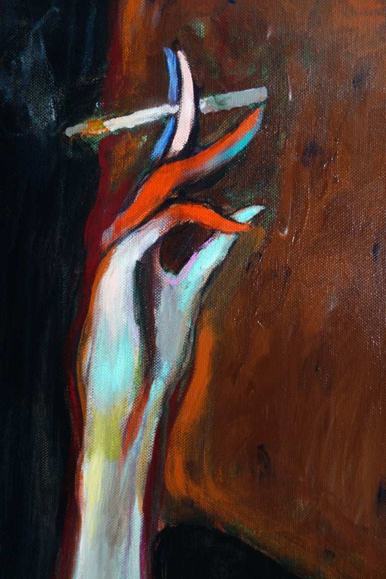 Sergey Bondarev - Portrait of an Unknown Lady 2 . Modern Oriental ...