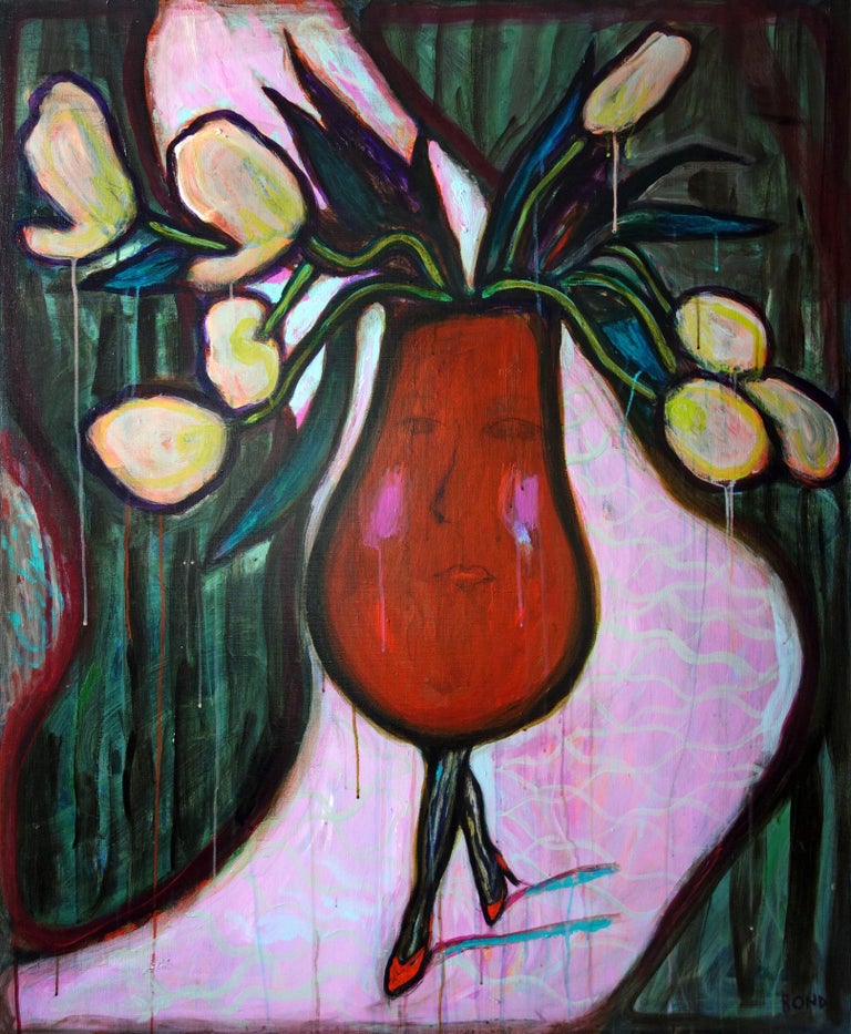 Sergey Bondarev - Vase on the catwalk . Portrait Painting Acrylic ...