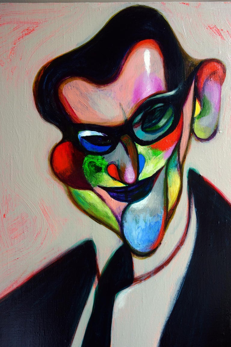 Sergey Bondarev - Yves Saint Laurent . Painting Portrait YSL Acrylic ...