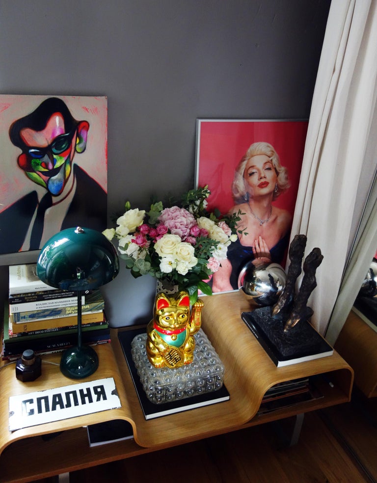 Sergey Bondarev - Yves Saint Laurent . Painting Portrait YSL Acrylic ...