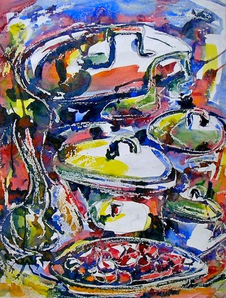 Sergii Druziaka and Sergii Litvinov. ART tandem - Still life. Pans. For ...