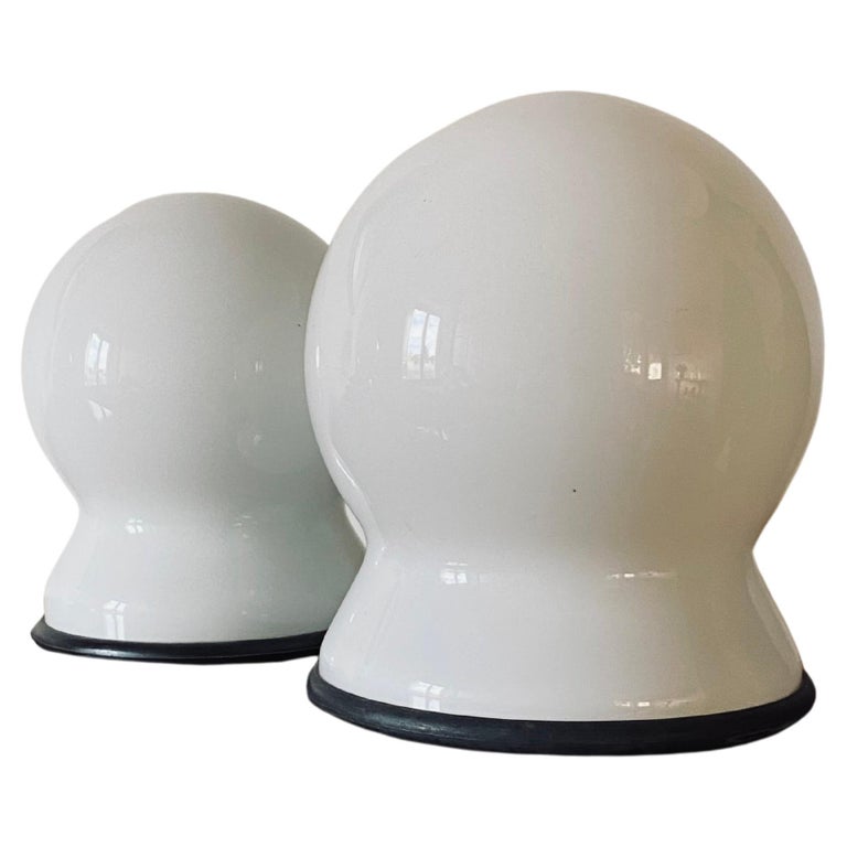 Sergio Asti, Set of 2 "Scafandro" Table Lamps, Candle, Italy, 1970s For ...