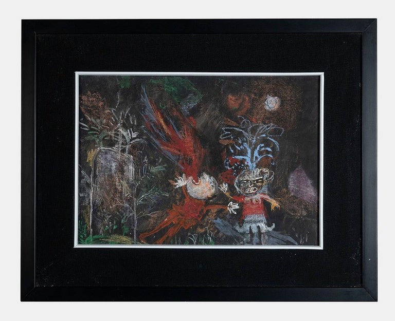 Sergio Barletta - Fire Eater - Original Tempera by Sergio Barletta ...