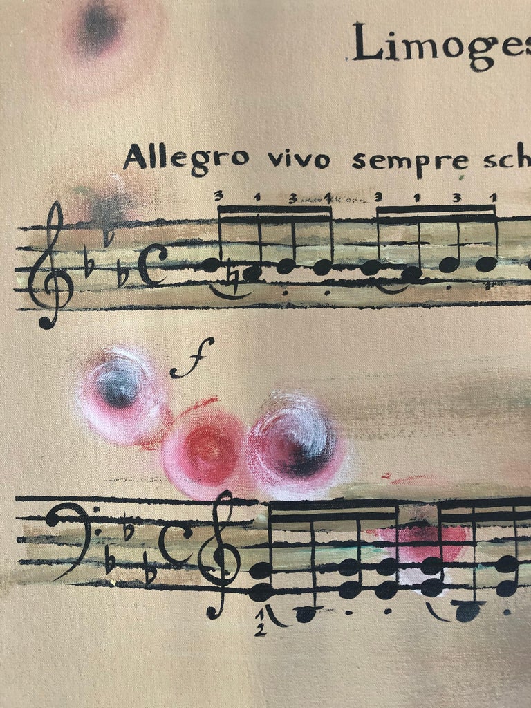 Sergio Bazan - Limoges from La Música Ausente Series, Abstract painting ...