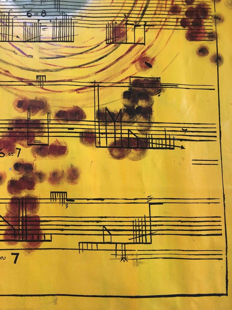 Sergio Bazan - Preludio en el Hospital VS. From "La Música Ausente" series. Abstract Painting ...
