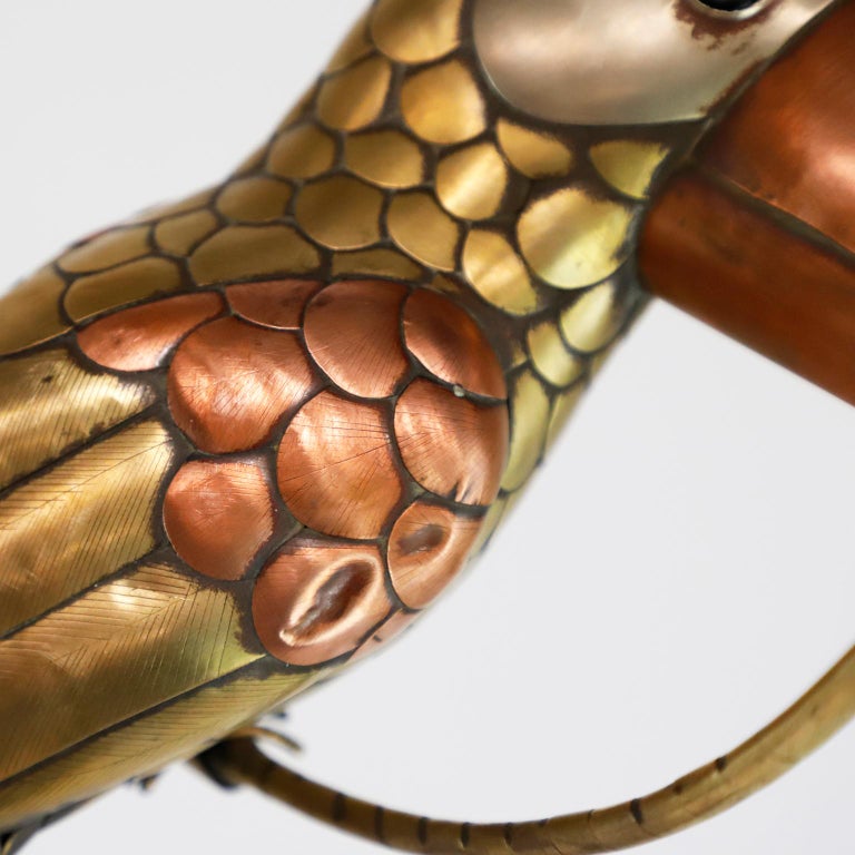 Sergio Bustamante Petite Toucan on Hanging Perch Figure For Sale at 1stDibs