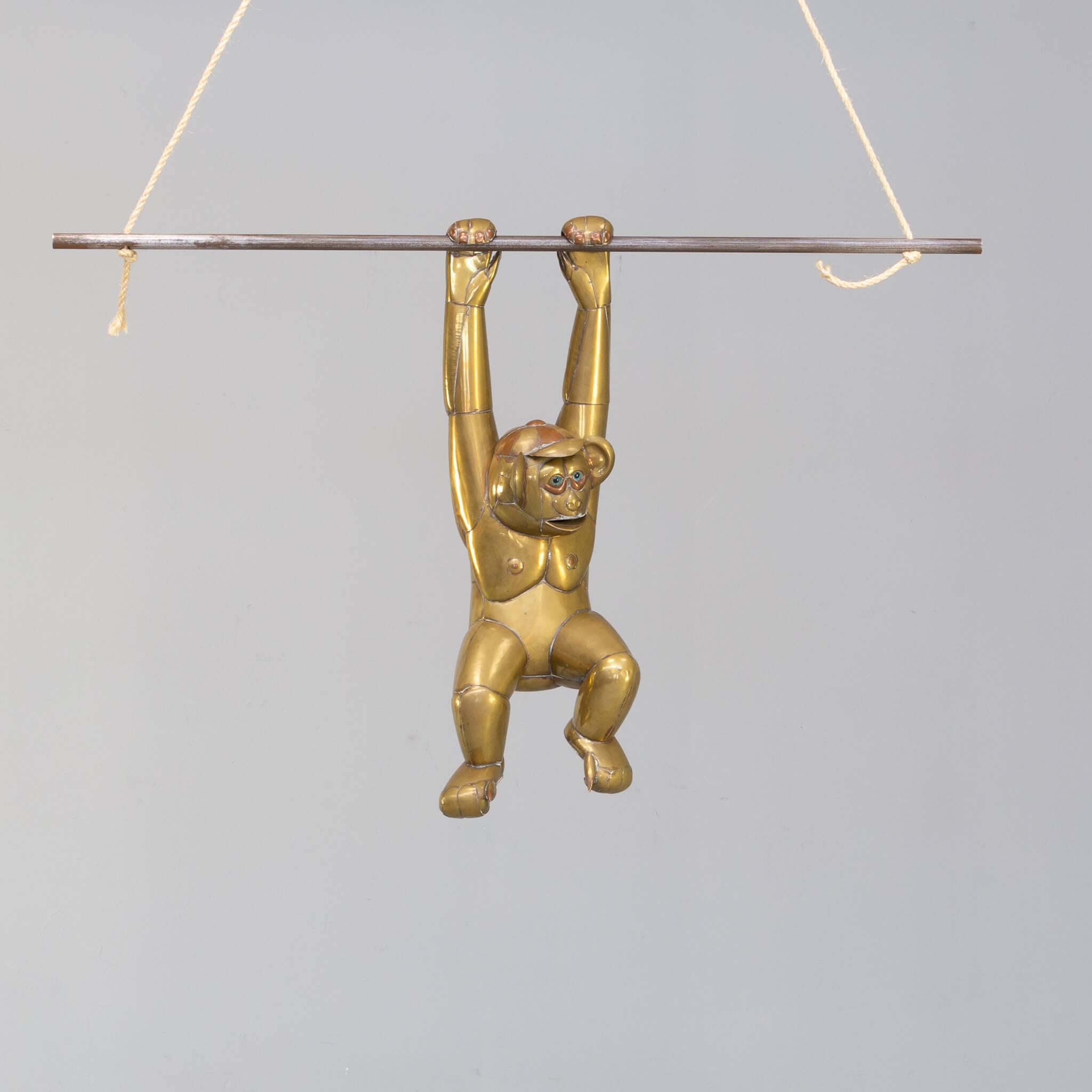 Sergio Bustamente ‘Hanging Monkey’ Sculpture For Sale at 1stDibs