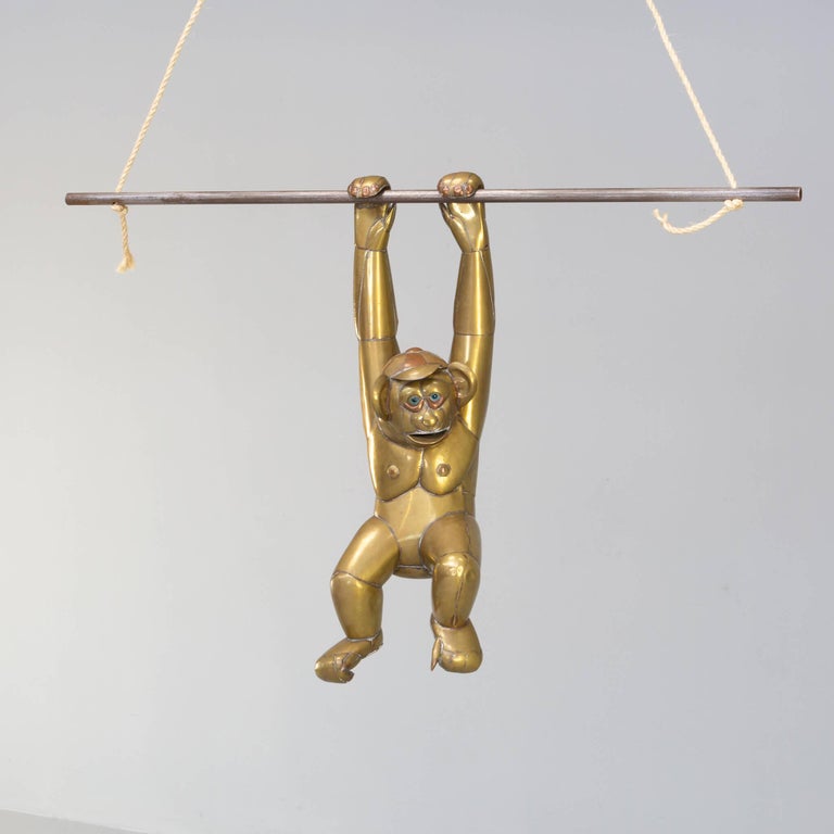 Sergio Bustamente ‘Hanging Monkey’ Sculpture For Sale at 1stDibs