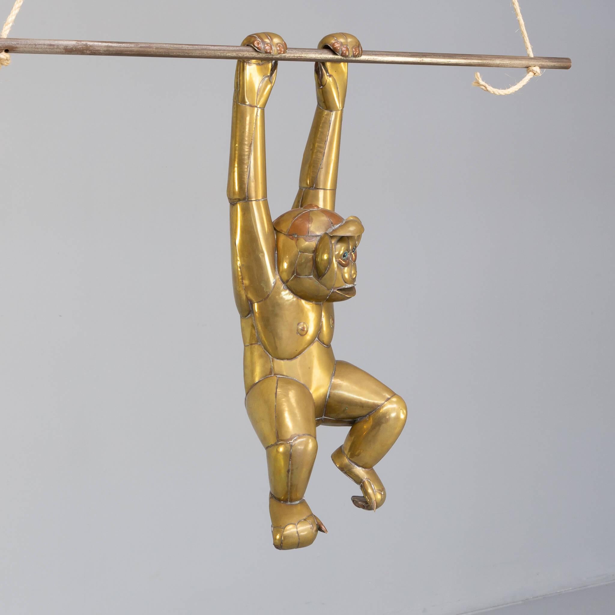 Sergio Bustamente ‘Hanging Monkey’ Sculpture For Sale at 1stDibs