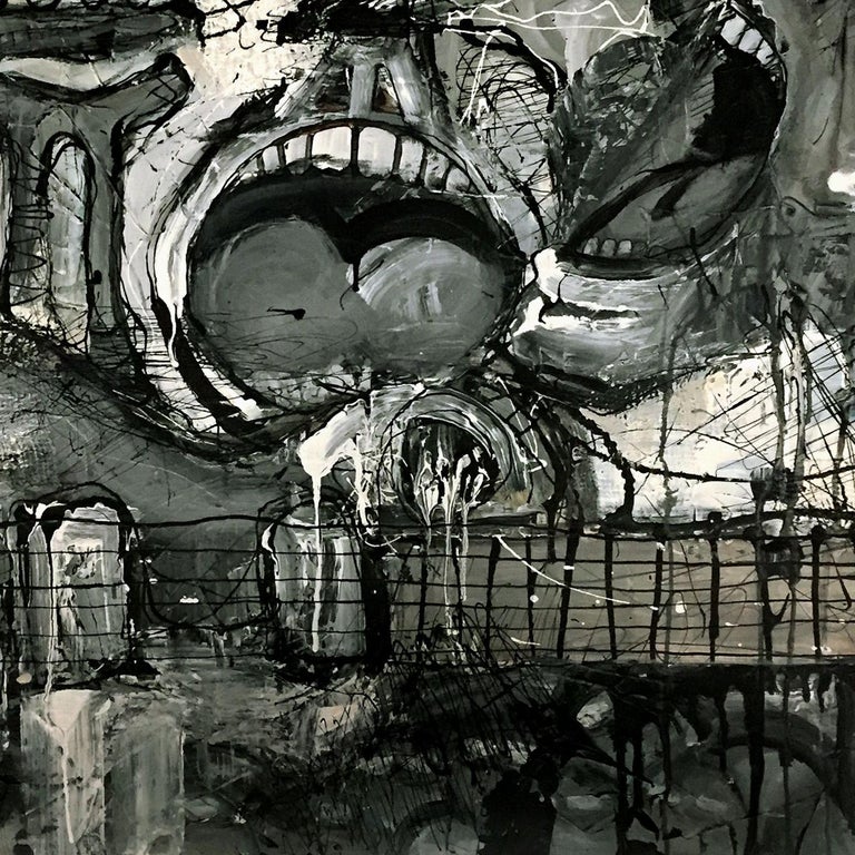 Sergio Lazo - Beyond Words, Mixed Media on Canvas For Sale at 1stDibs