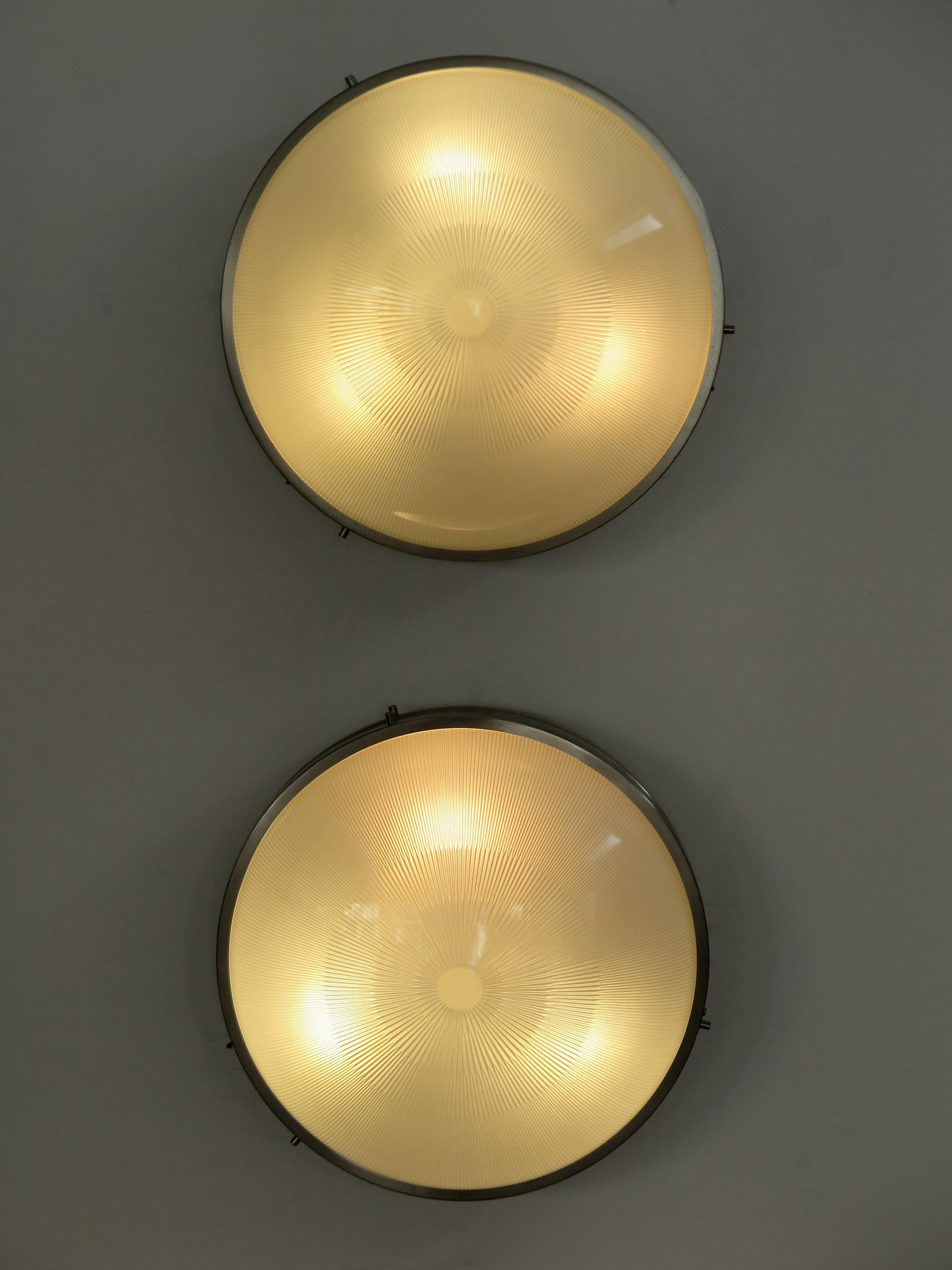 Sergio Mazza for Artemide Midcentury Italian "Sigma" Sconces Ceiling ...