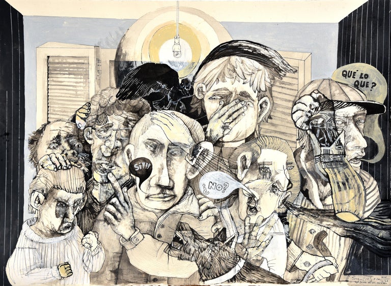 Sergio Moscona - Pajaro de mal aguero Sergio Moscona - Peinture de ...