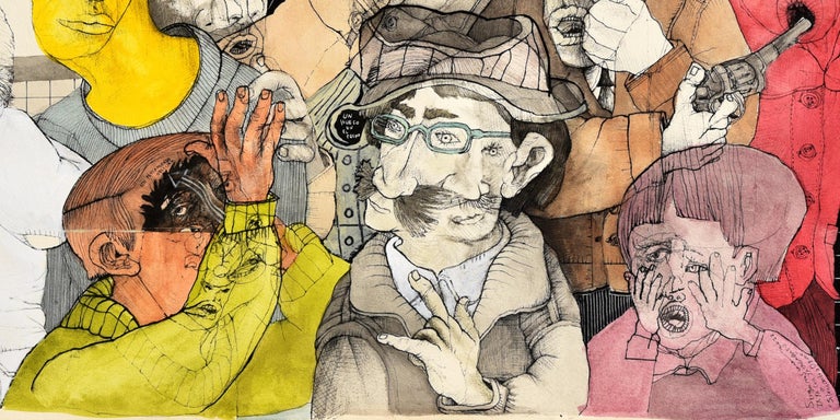 Sergio Moscona - Silenciado Sergio Moscona 21st Century painting ...