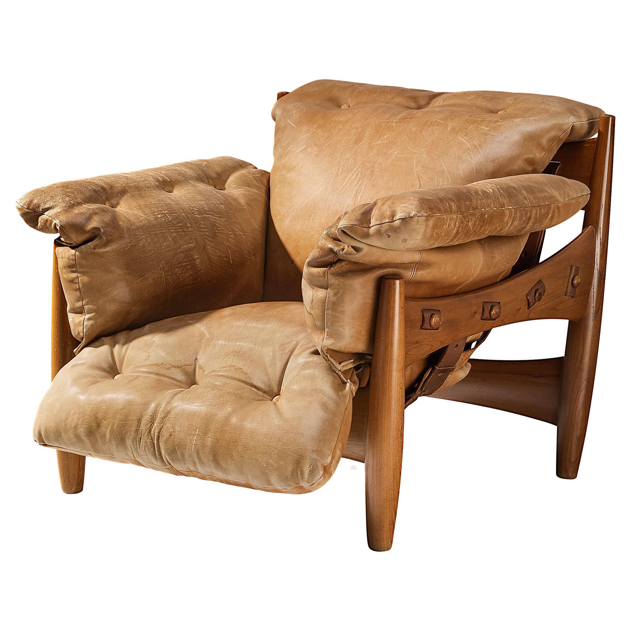 Mole (ex-sheriff) Chair And Ottoman By Sergio Rodrigues For Sale at 1stDibs