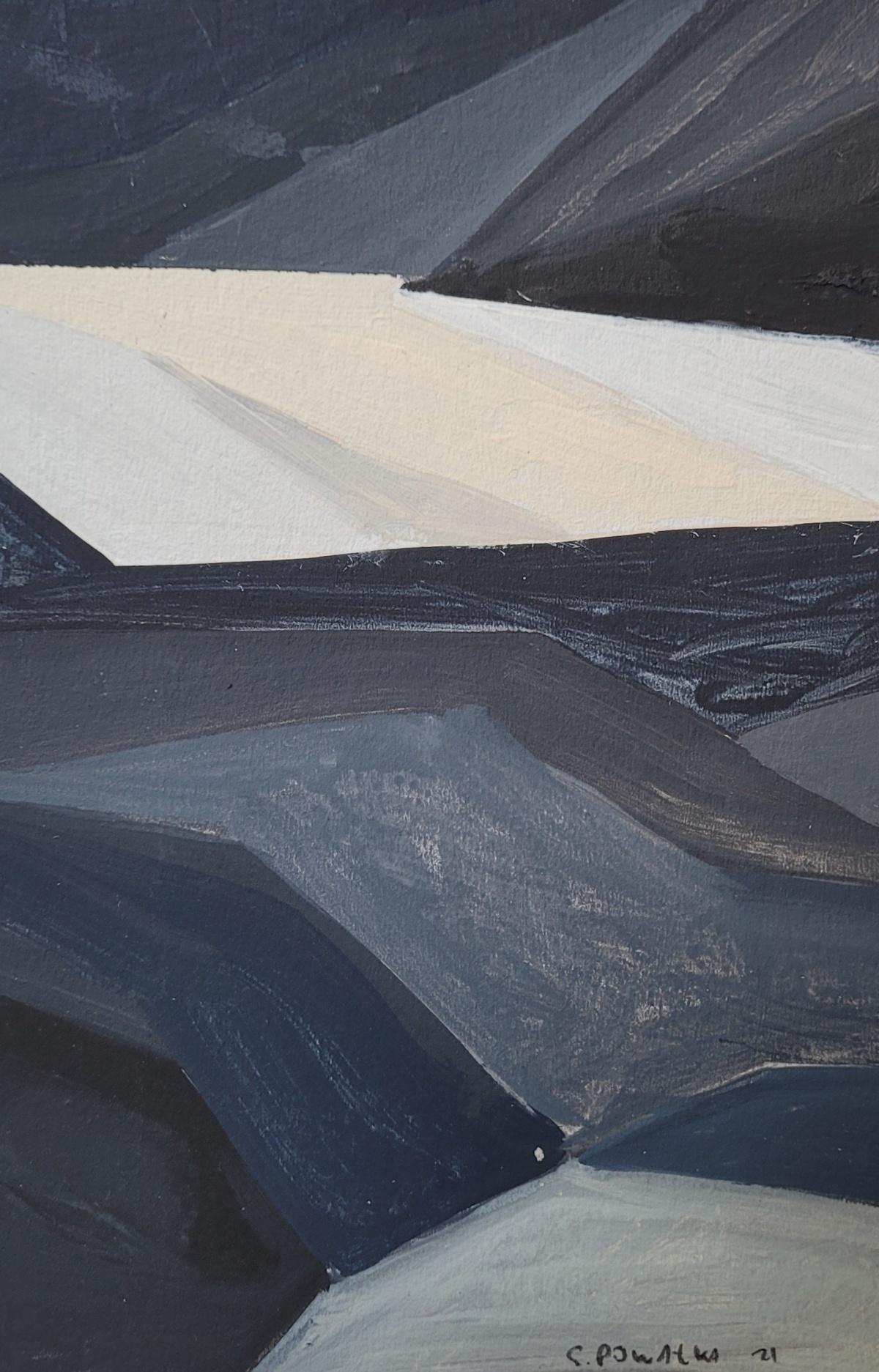 Sergiusz Powałka - Pond - Acrylic Painting, Colorful, Vibrant, Abstract ...