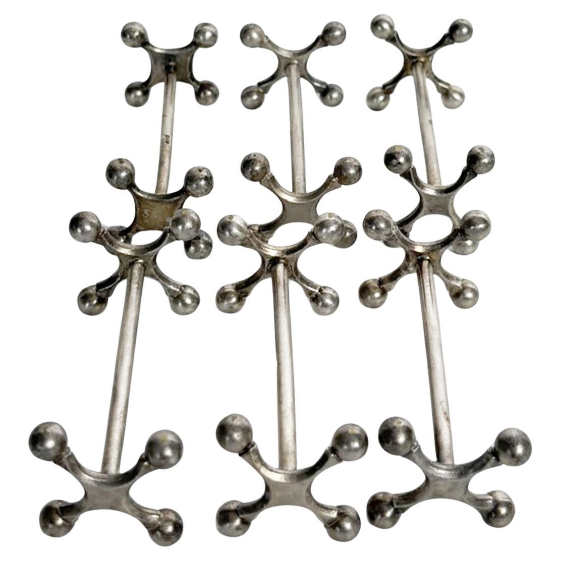French Vallauris Flower Vase Knife Rests, a set of ten For Sale at 1stDibs
