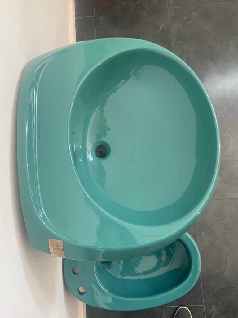 Series Ellisse Ideal Standard, 1970, Sanitary Ware in China Glass For ...